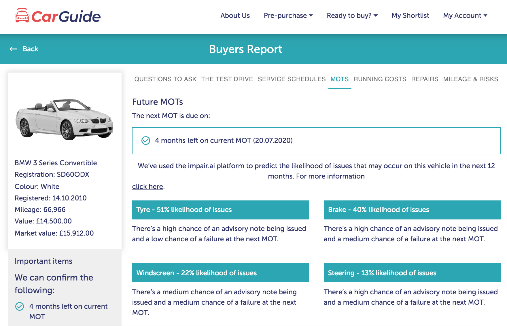 Get an MOT Check for any UK Car in seconds, for free!